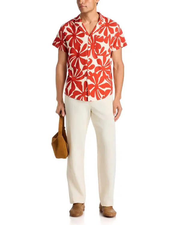 YUASA MENSWEAR Floral Resort Shirt