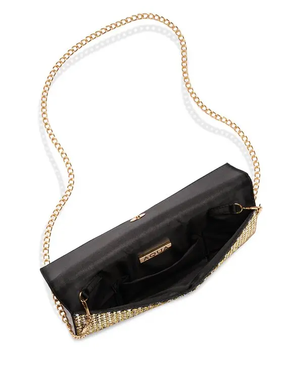 Aqua Kori Crystal Embellished Clutch Exclusive