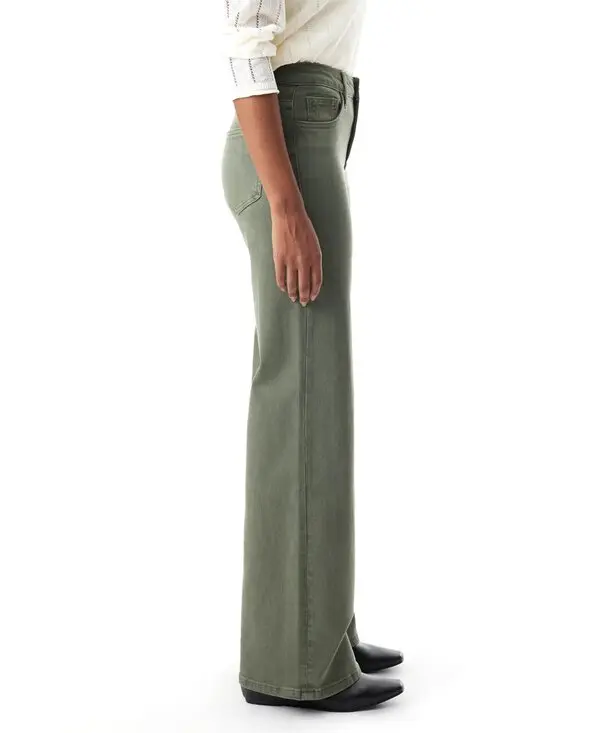 BAYEAS Mid Rise Wide Leg Denim Jeans Stretch Comfortable - Initia