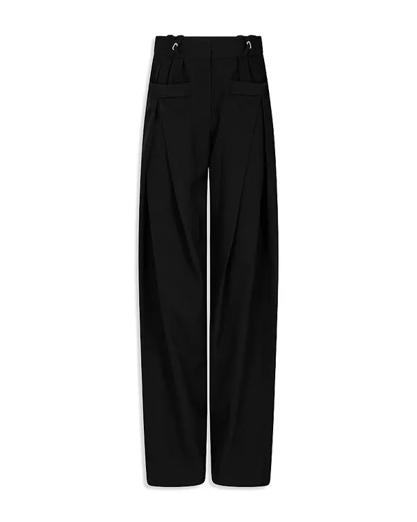 Rabanne Wool Stretch Straight Leg Pants