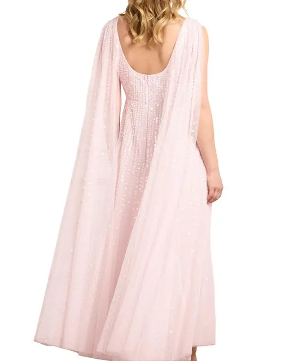 NEEDLE & THREAD Moonlight Sequin Ankle Gown