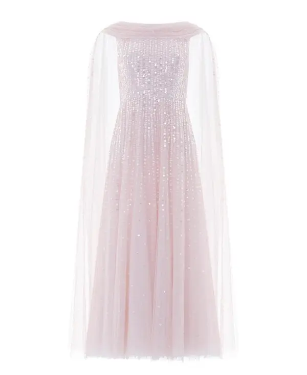 NEEDLE & THREAD Moonlight Sequin Ankle Gown