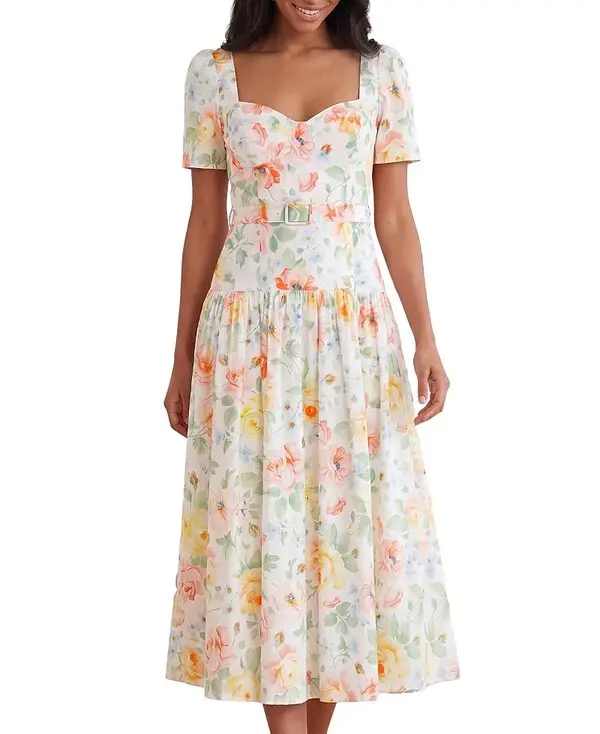 NEEDLE & THREAD Sienna Rose Cotton Ballerina Dress