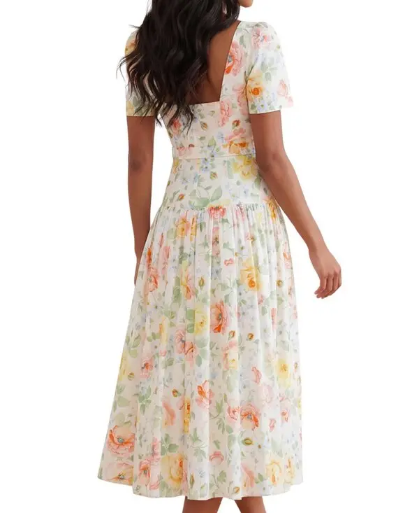 NEEDLE & THREAD Sienna Rose Cotton Ballerina Dress