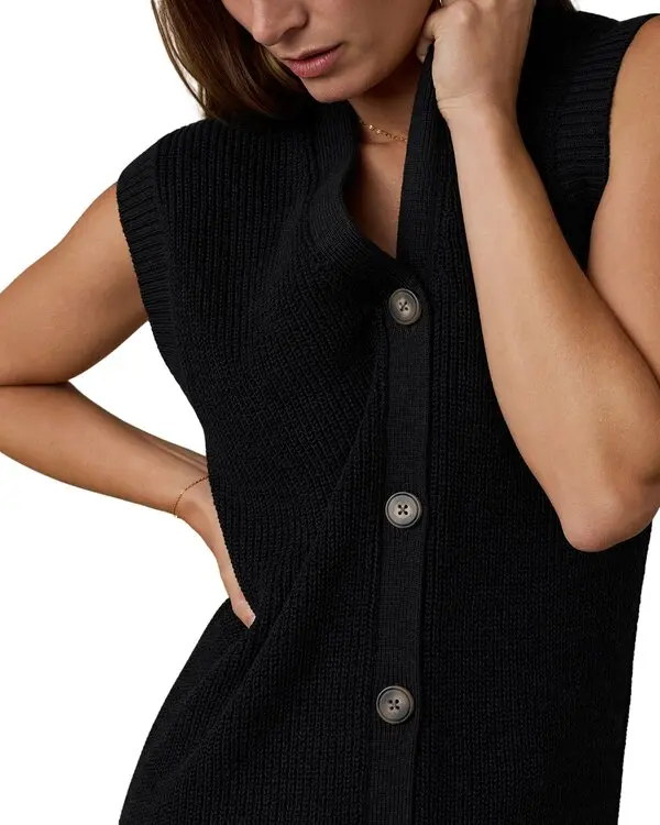 Faherty Brand Miramar Cotton & Linen Duster Dress