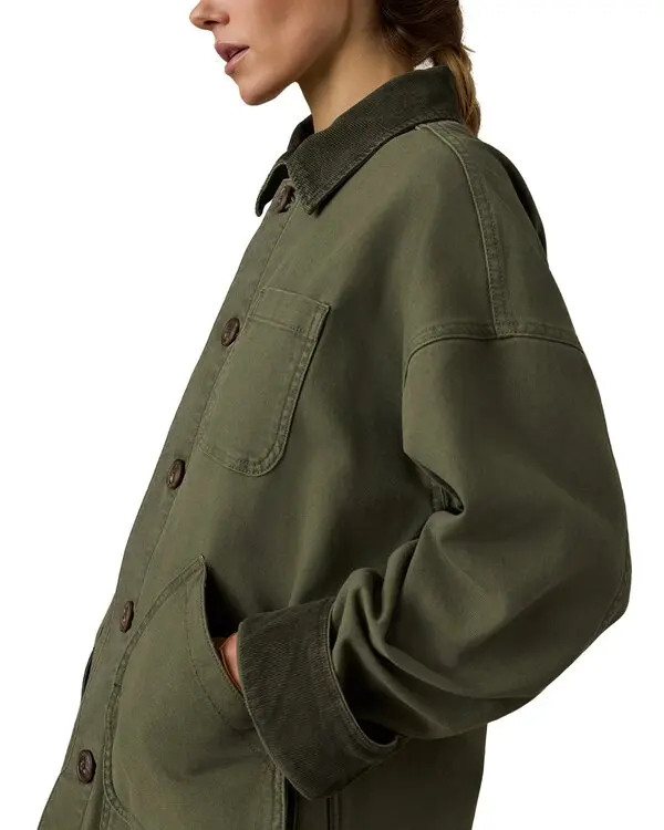 Faherty Brand Sunwashed Canvas Barn Jacket