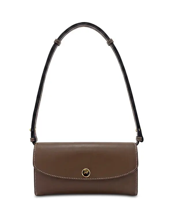 Veronica Beard Stitched Leather Crossbody