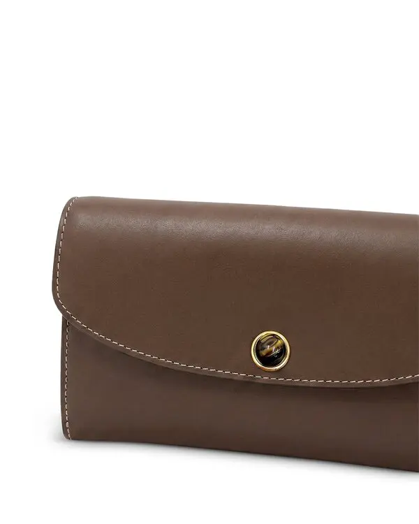 Veronica Beard Stitched Leather Crossbody