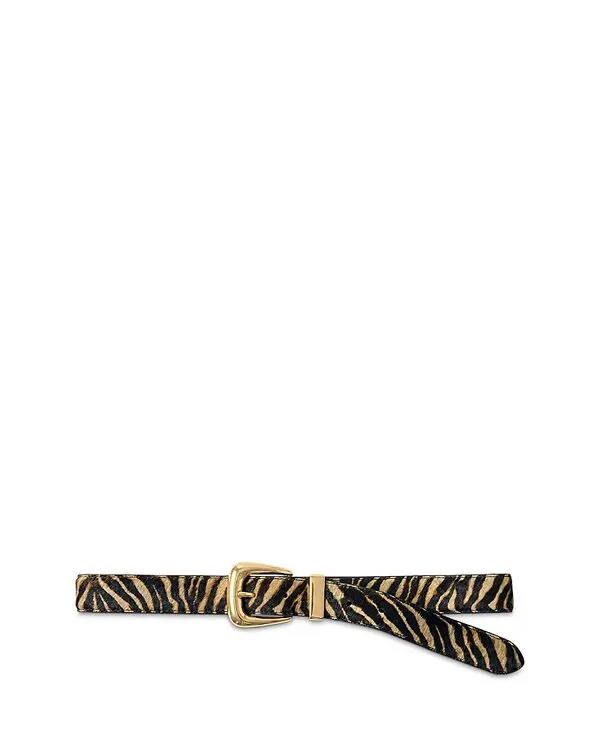 Veronica Beard Ziger Arch Calf Hair Belt