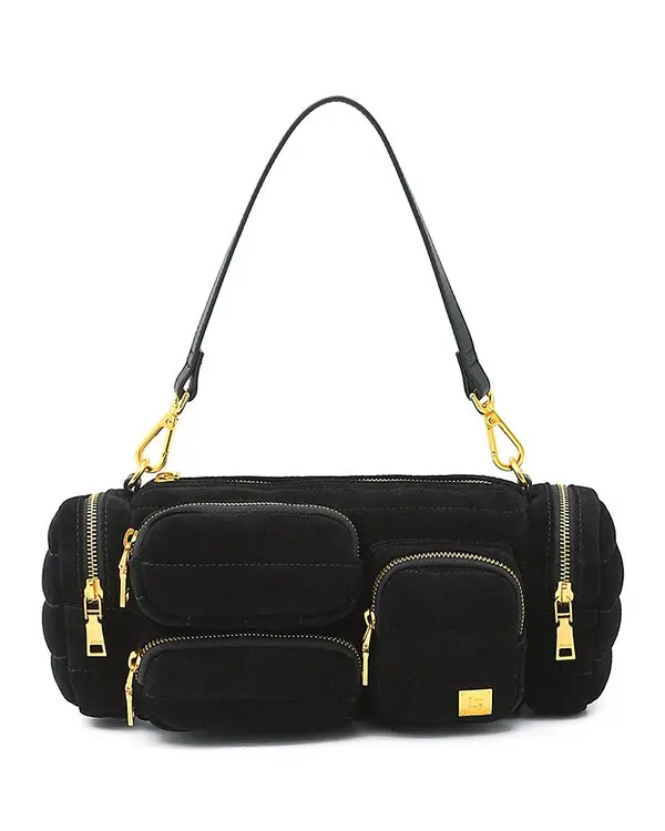 THINK ROYLN Lady Cargo Suede Crossbody - Black