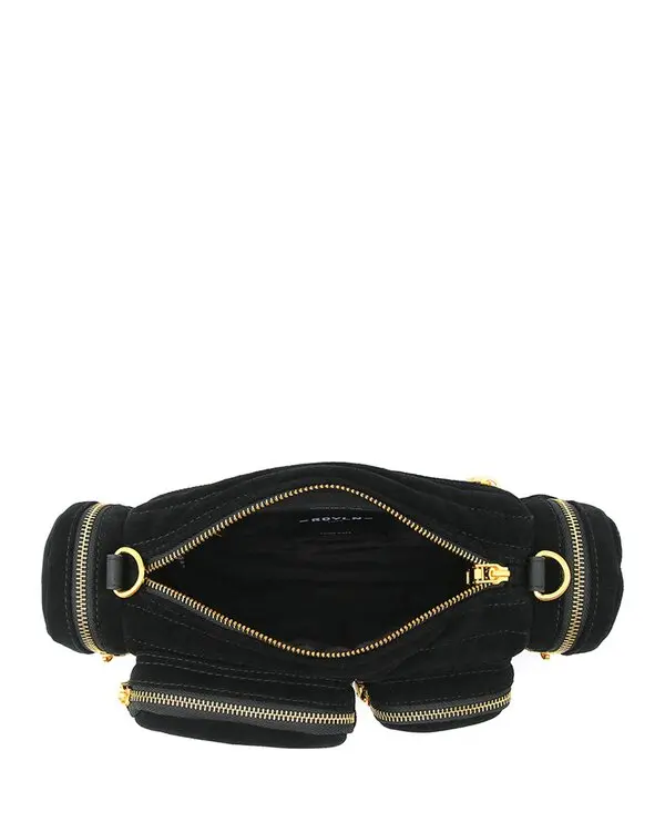 THINK ROYLN Lady Cargo Suede Crossbody - Black