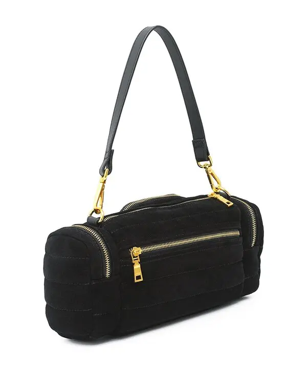 THINK ROYLN Lady Cargo Suede Crossbody - Black
