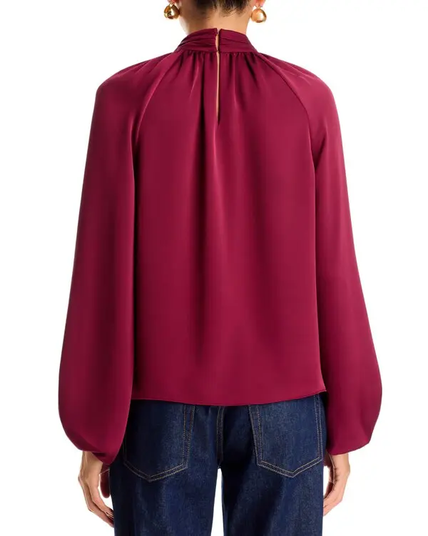 Ramy Brook Emmy Twist Neck Relaxed Blouse