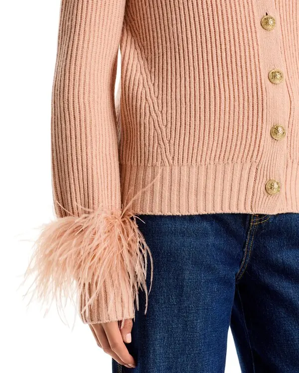 Ramy Brook Laura Mock Neck Cardigan Sweater