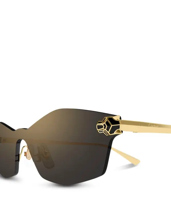 Cartier Shield Sunglasses, 99mm