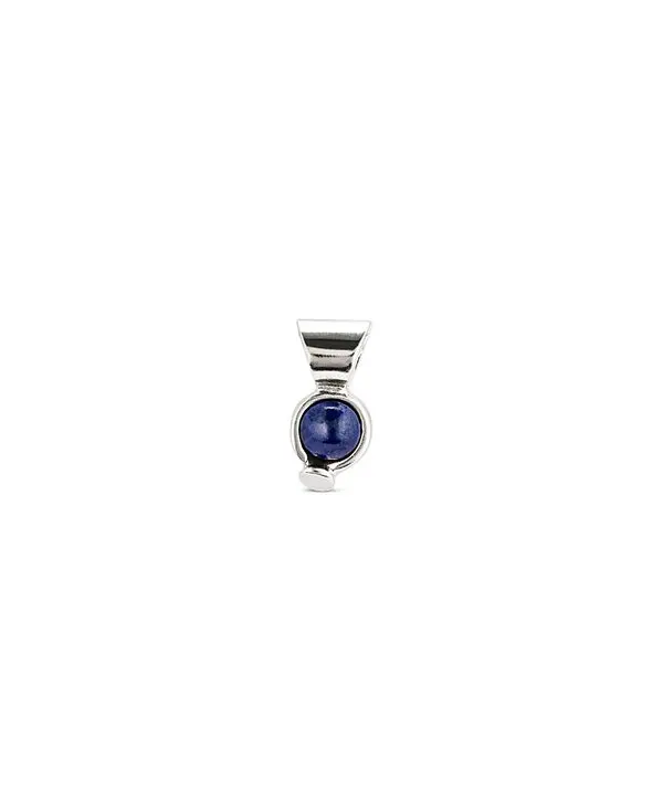 UNODE50 Sterling And Blue Stone Plated Charm