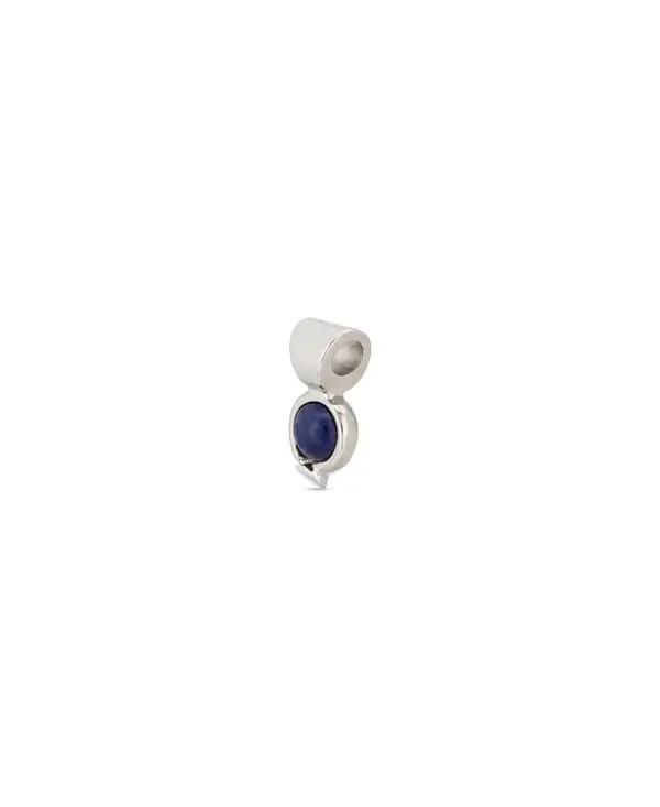 UNODE50 Sterling And Blue Stone Plated Charm