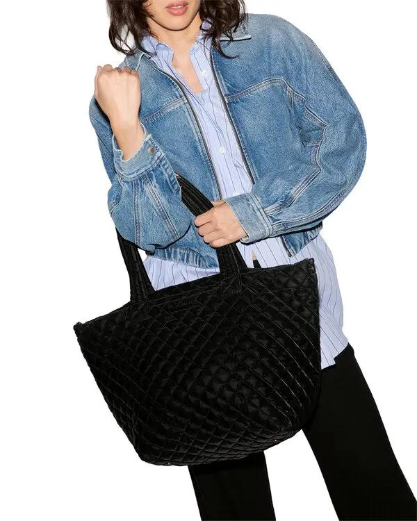 Mz Wallace Medium Metro Quilted Tote