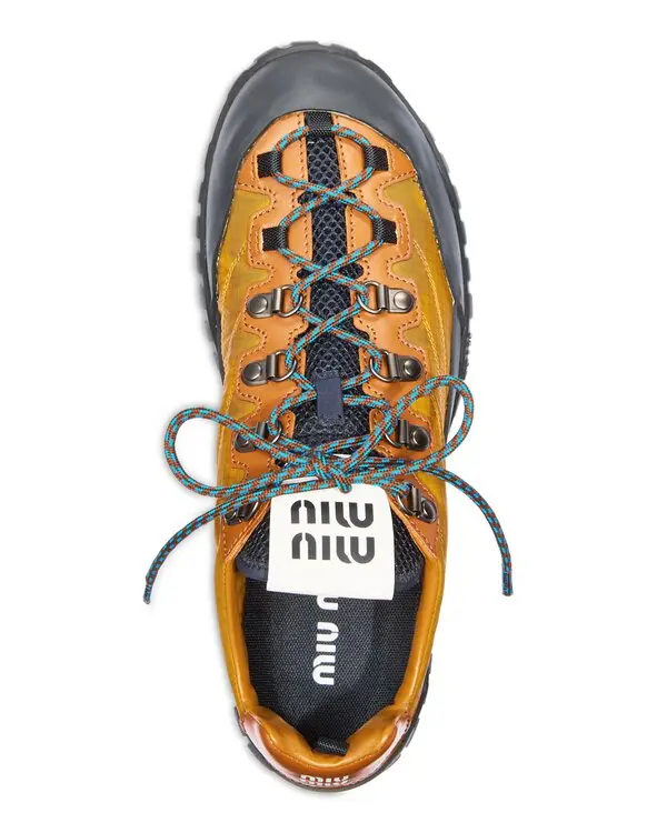 Miu Miu Tyre Nylon Sneakers