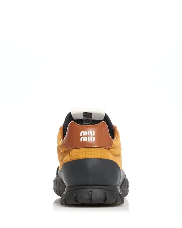 Miu Miu Tyre Nylon Sneakers