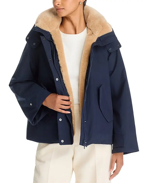 SAVE THE DUCK Solana Faux Fur Lined Coat