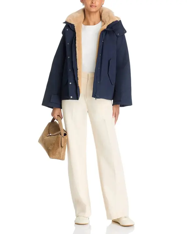SAVE THE DUCK Solana Faux Fur Lined Coat