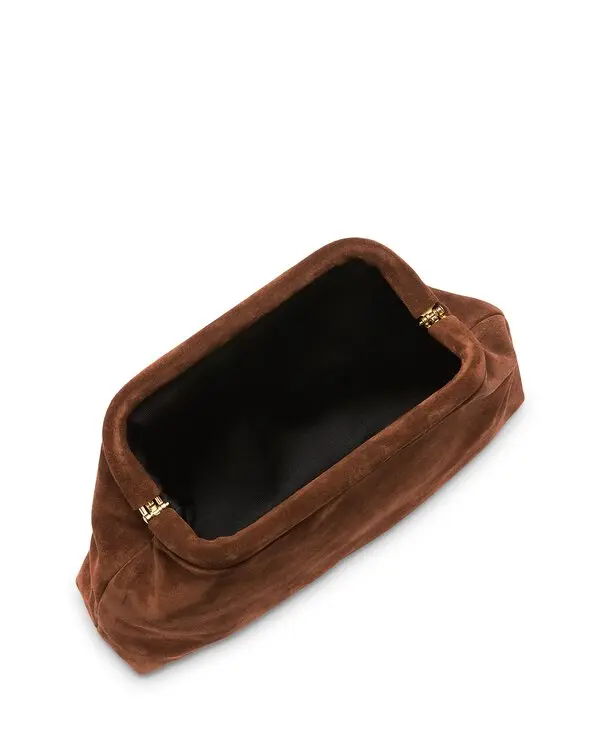 Aqua Suede Clutch Exclusive