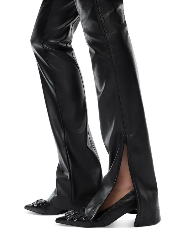 Pinko Pereschia Coated Trousers - Black