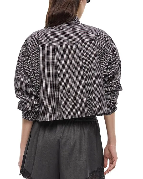 Pinko Carlina Cropped Tie Shirt