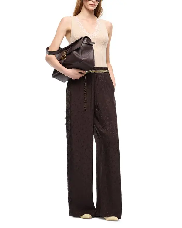 Pinko Philesia Jacquard Drawstring Pants