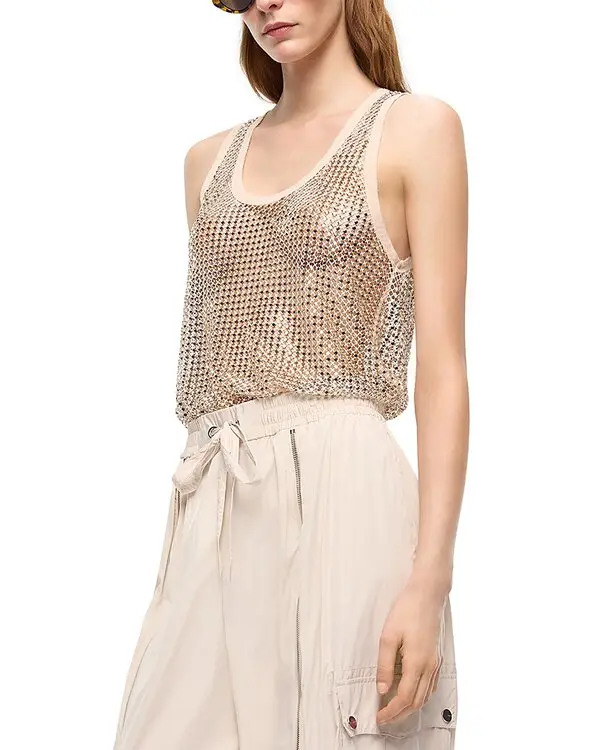 Pinko Waiting Embellished Tank Top