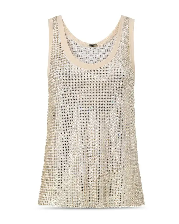 Pinko Waiting Embellished Tank Top