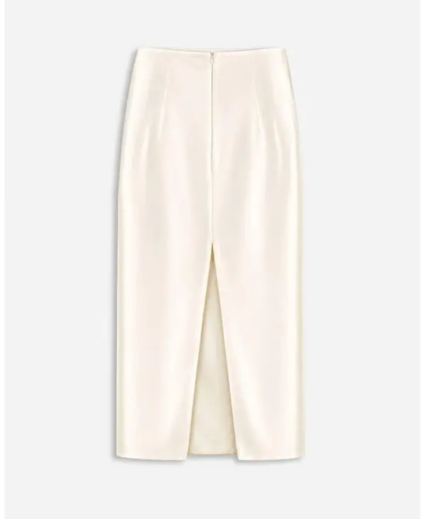 NOCTURNE Pleat Detail Pencil Skirt