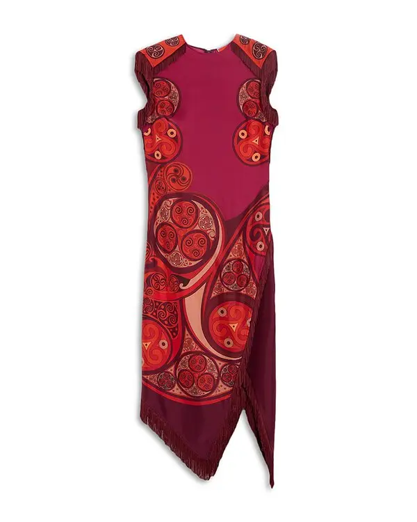 La DoubleJ Silk Scarf Printed Dress