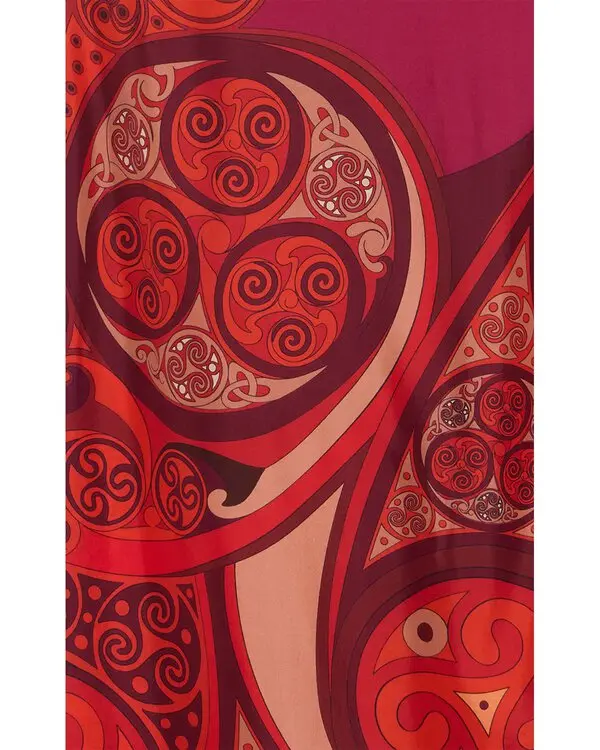 La DoubleJ Silk Scarf Printed Dress