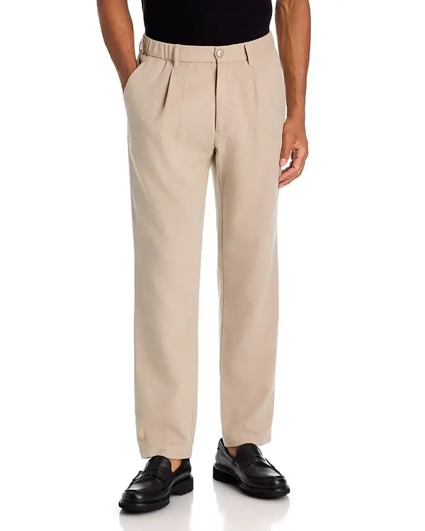 Herno Melange Pleated Pants