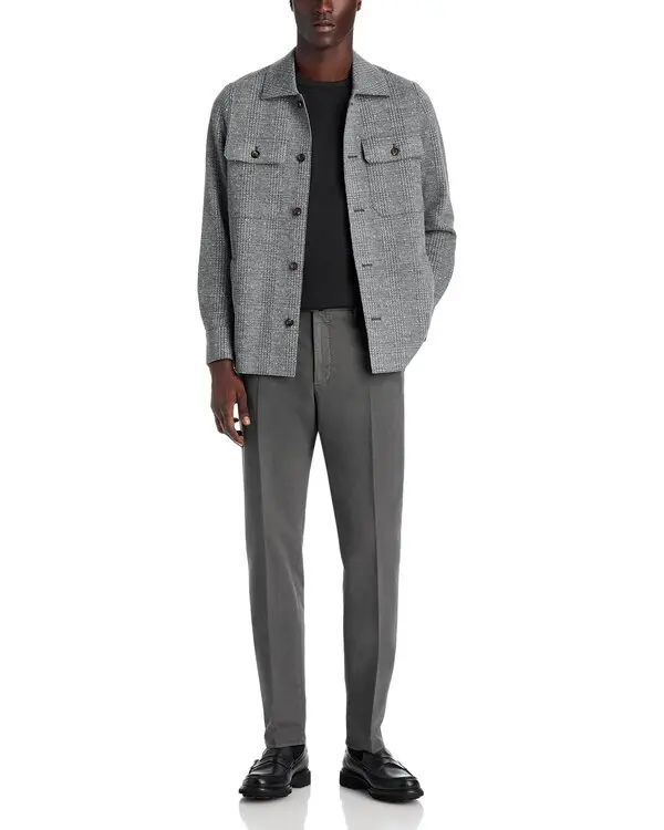 SLOWEAR Incotex Doeskin Regular Fit Garment Dyed Stretch Cotton Pants - Dark Grey