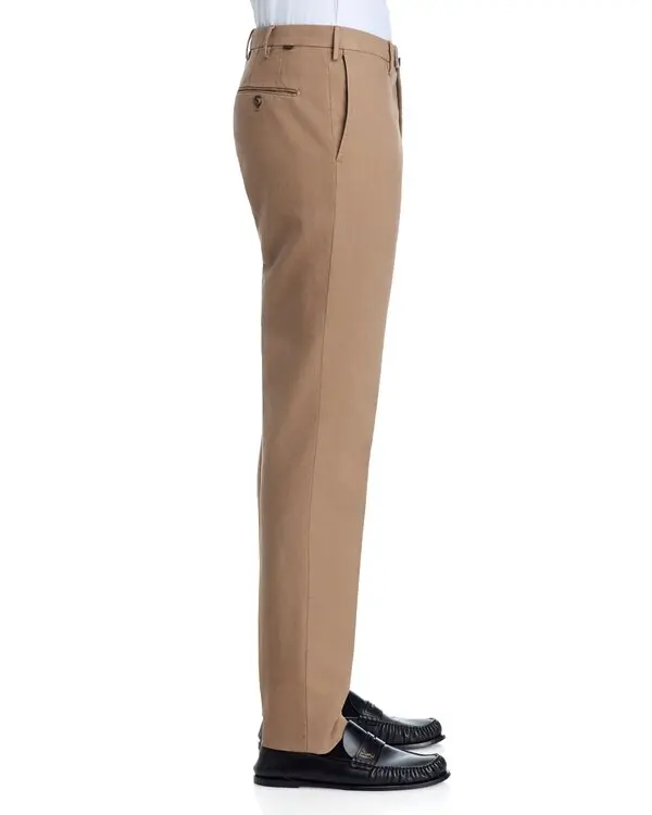 SLOWEAR Incotex Doeskin Regular Fit Garment Dyed Stretch Cotton Pants - Tan