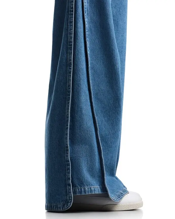 Emporio Armani High Rise Wide Leg Jeans