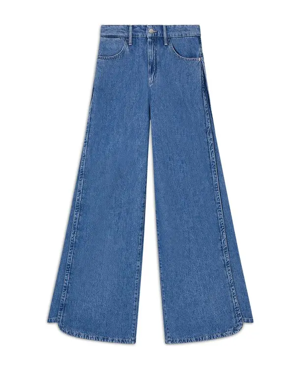 Emporio Armani High Rise Wide Leg Jeans