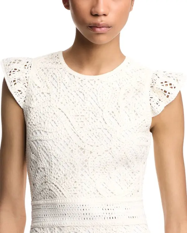 Emporio Armani Cornely Embroidered Dress