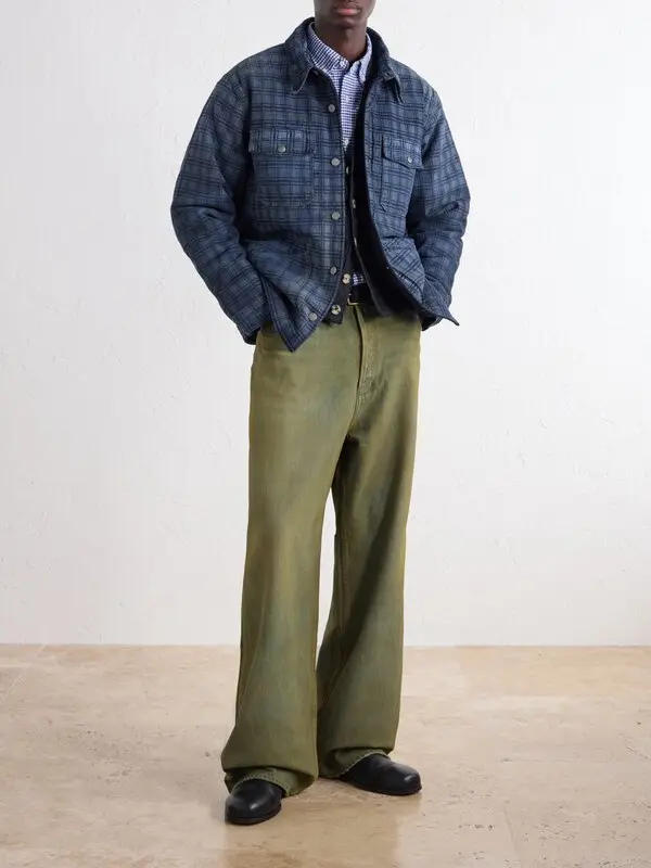 Ralph Lauren Holland Checked Denim Jacket - Blue