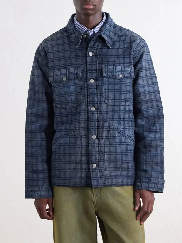 Ralph Lauren Holland Checked Denim Jacket - Blue