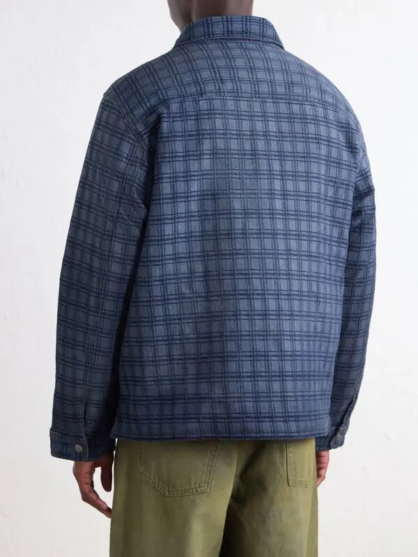 Ralph Lauren Holland Checked Denim Jacket - Blue