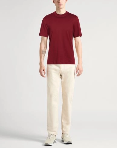 Brunello Cucinelli T-shirt Brick Size Cotton