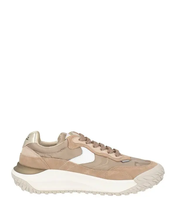 VOILE BLANCHE Sneakers Size Textile Fibers, Leather