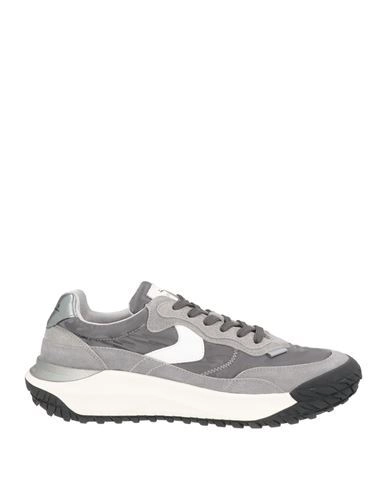 VOILE BLANCHE Club Act W Sneakers Size Textile Fibers, Leather - Grey