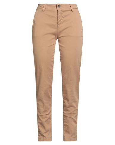 Liu Jo Pants Camel Size Cotton, Elastane