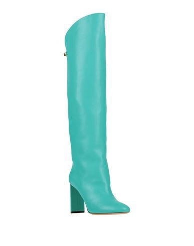 MAISON SKORPIOS Boot Turquoise Size Leather - Blue