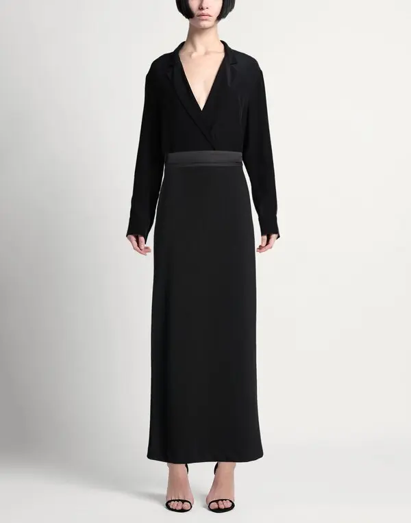 COMPAGNIA ITALIANA Maxi Skirt Size Polyester, Elastane